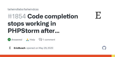 code completion stops working in phpstorm after installing tailwindcss ui plugin · tailwindlabs