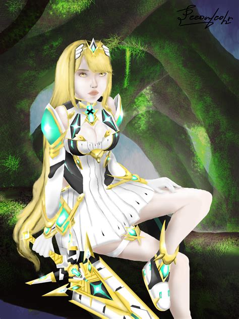 Artstation 🔥xenoblade Chronicles Mythra