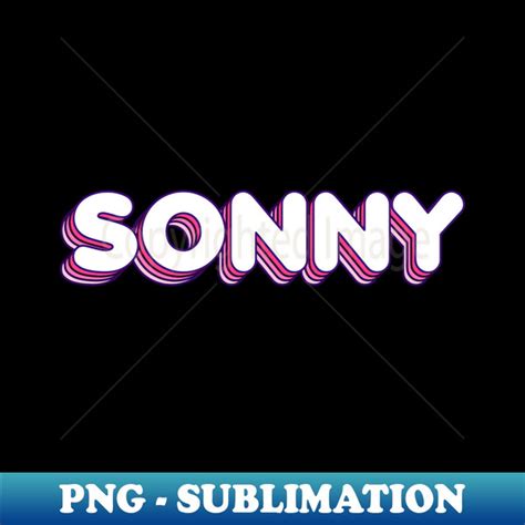 Pink Layers Sonny Name Label High Resolution Png Sublimati Inspire