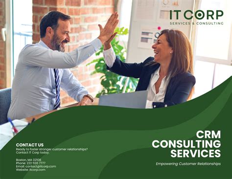 It Crm Consulting Company Profile Digital Brochure Template Edit Online And Download Example