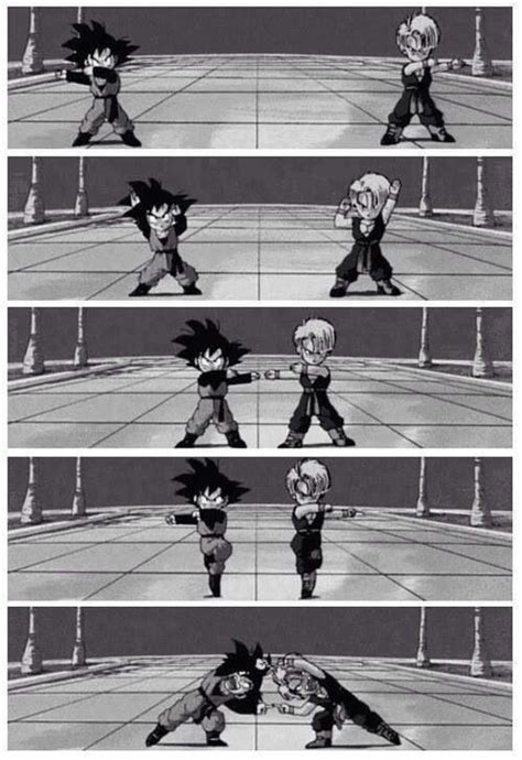 Trunks And Goten Fusion Dance