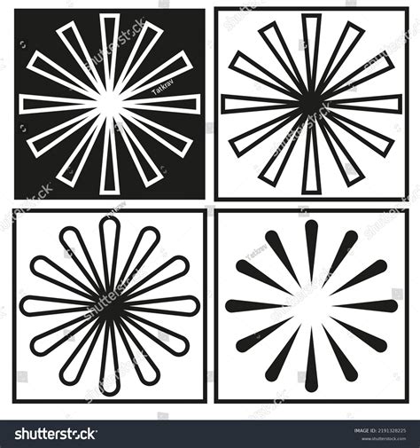Linear Circle Lines Geometric Element Vector Stock Vector Royalty Free 2191328225 Shutterstock