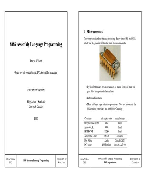8086 assembly language programming pdf microprocessor assembly
