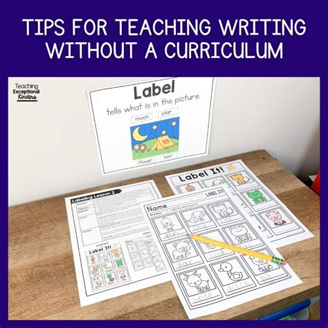 Tips For Teaching Writing Without A Curriculum Teaching Exceptional