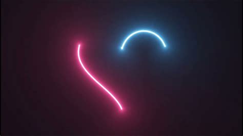 Neon Heart Background Animation Motion Graphics Looping Video No Copyright Mgi Youtube