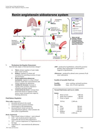 Fluids And Electrolytes Notespdf
