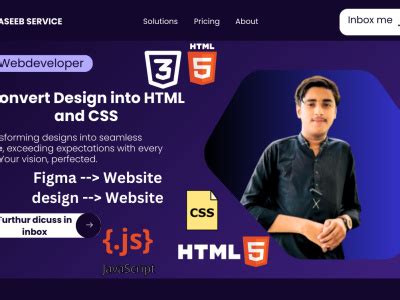 Design Convert Into HTML And CSS Upwork