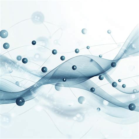 Molecular Structure Science Background Premium Ai Generated Image