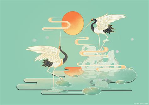 国潮风格插画设计作品 设计人才灵活用工 设计dna