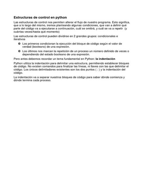 Unidad 3 Py Pdf Python Lenguaje De Programación Flujo De Control