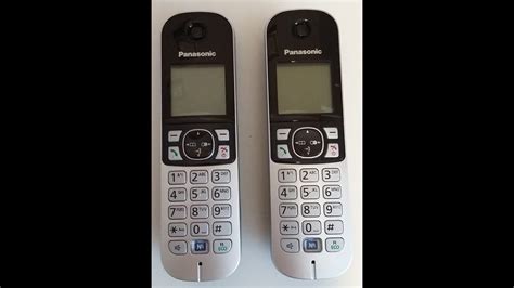 Panasonic KX TG6812 Digital Cordless Phone - YouTube