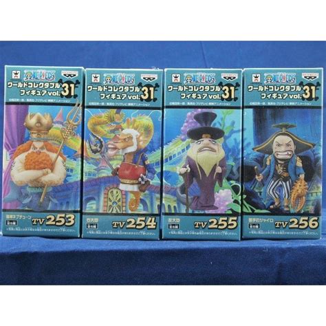 全新現貨 日空版 金證 景品 Wcf Q版 Vol31 魚人島篇 海底龍宮 漫畫版 小全4款 蝦皮購物