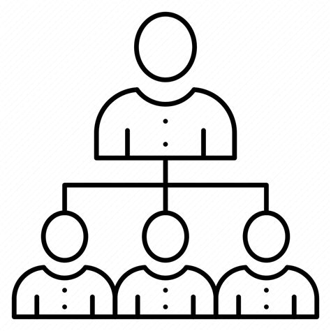 Chart Connection Hierarchy Network Workflow Icon Download On