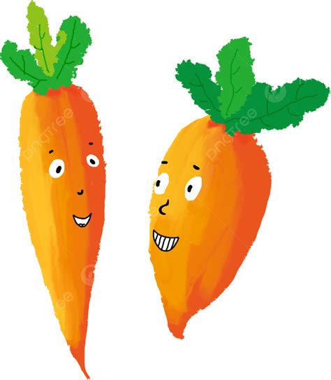 만화 일러스트 당근 웃 는 얼굴 삽화 이모티콘 귀여운 당근 만화 야채 그림 오렌지색 채소 Png 일러스트 및 Psd 이미지 무료 다운로드 Pngtree