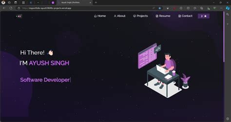 Reactjs Vercel Portfolio Webdevelopment Github Learningexperience