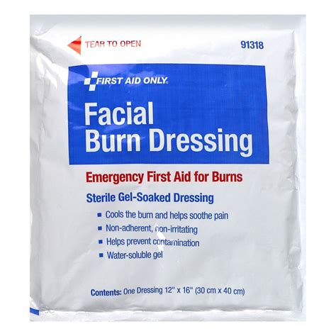 First Aid Only 16 In Dressing Lg 12 In Dressing Wd Facial Burn
