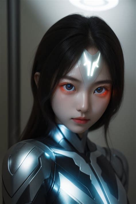 1girl Ultraman Delicate Featur Image Created By Tensor Art