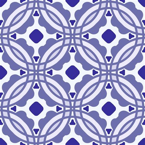 Cute Tile Pattern Premium Vector