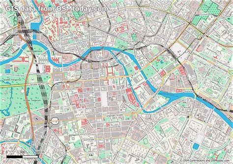 Map Of Berlin And Gis Data — Download Osm Vector Layers