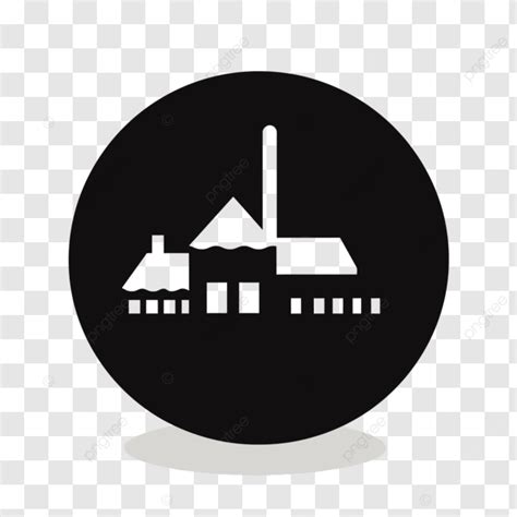 공장 평면 아이콘 검은 버튼 그림 벡터 흰색 바탕에 산업 식품의 단순한 검은색 아이콘 그림자 없음 작은 프레임 중앙 Png 일러스트 및 벡터 에 대한 무료 다운로드