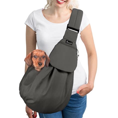 Slowton Dog Carrier Sling Thick Padded Adjustable Shoulder Strap Dog