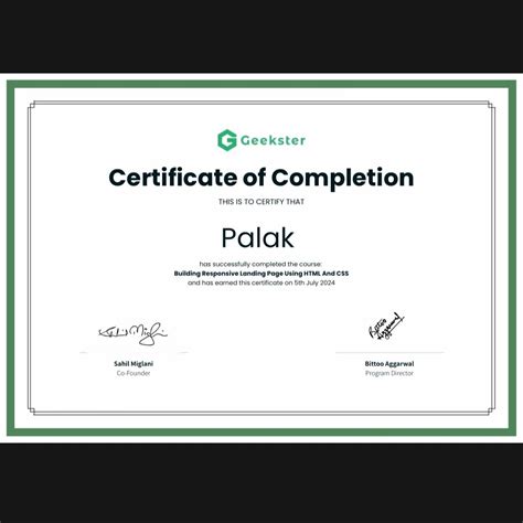 Completed Building Responsive Landing Pages With Html And Css Palak