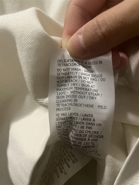Very Confusing Laundry Label On Dress Advice Appreciated R Cleaningtips