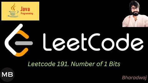 65 Leetcode 191 Number Of 1 Bits Java Youtube