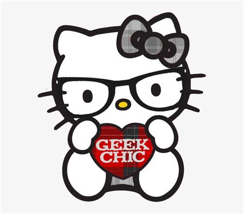 Hello Kitty With Glasses Tattoos