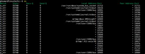 Top 14 Ss Command Examples To Monitor Socket Connections
