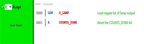 PLC Instruction List Program For Basic Instructions