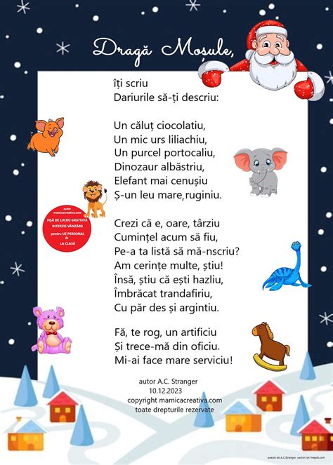 Scrisoare Catre Mos Craciun