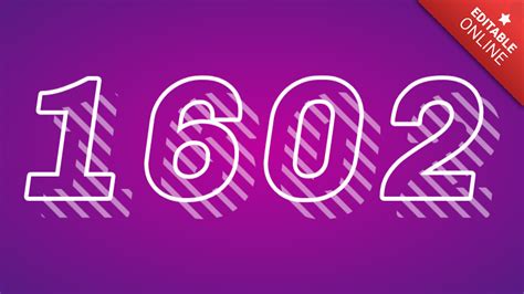 1602 Style Line Shadow Strip Text Effect Generator