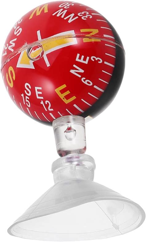 38mm Plastic Suction Cup Car Compass Dashboard Compass For Auto Boat Truck Automotive Navigation
