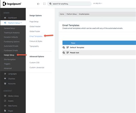 Create A New Email Template