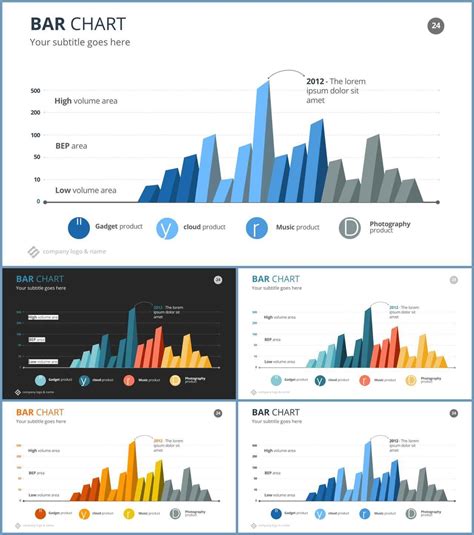 Ppt 막대 그래프 템플릿 And Ppt 파란색 템플릿 Poipl