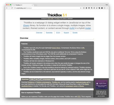 Adding Wordpress Modal Dialogs With Built In Libraries Tom Mcfarlin
