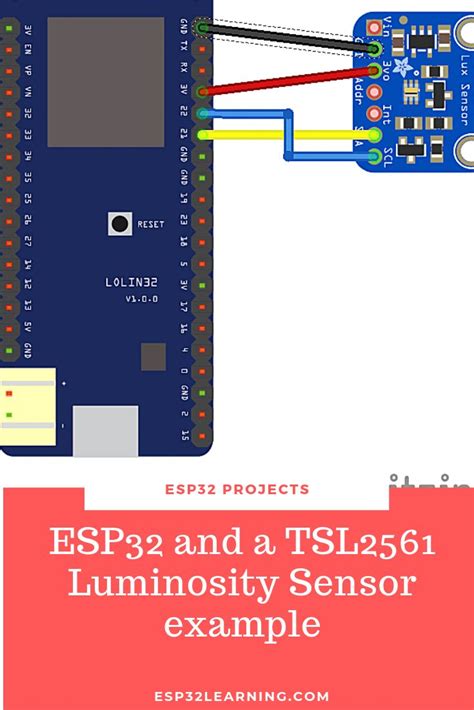 Esp32 And Tsl2561 Luminosity Sensor Example