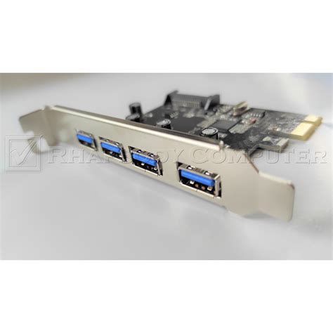 Jual Pci Express Usb 30 4 Port Card Indonesiashopee Indonesia