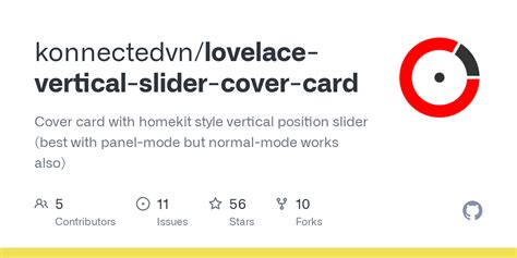 GitHub Konnectedvn Lovelace Vertical Slider Cover Card Cover Card With Homekit Style Vertical