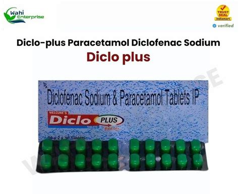 Diclo Plus Paracetamol Diclofenac Sodium At ₹ 100box In New Delhi Id