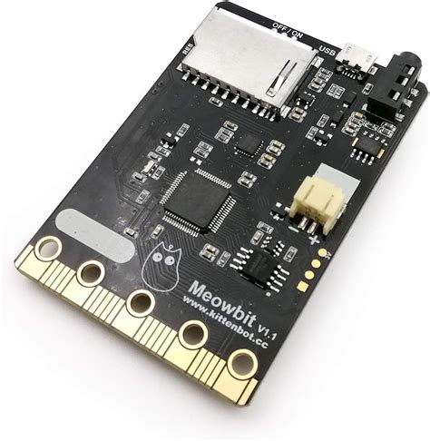 Meowbit Card Sized Retro Game Computer Codable Console For Microsoft