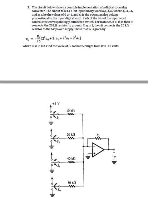 Solved The Circuit Below Shows A Possible Implementation Of