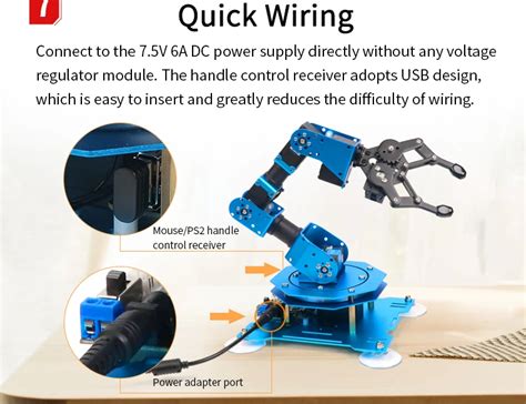 XArm S Hiwonder Bus Servo Desktop Robot Arm For Programming Unassembled STEM Kit Oz Robotics