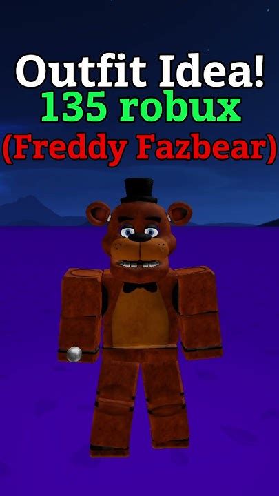 Making Roblox Freddy Fazbear Avatar Idea 🐻 Roblox Gaming Meme