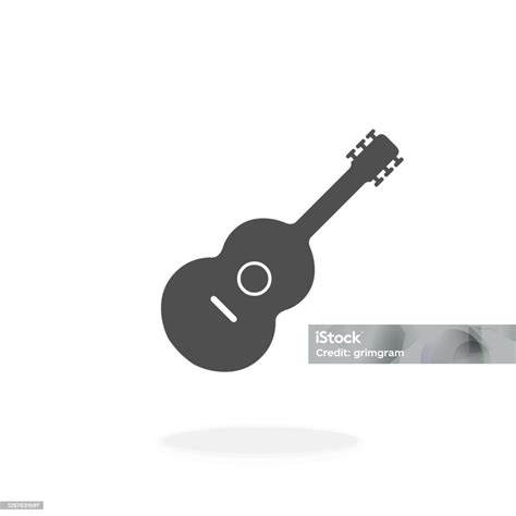 기타 아이콘 벡터 일러스트레이션 어쿠스틱 악기 컨셉 사인 개념에 대한 스톡 벡터 아트 및 기타 이미지 개념 개념과 주제 기타 연주자 Istock