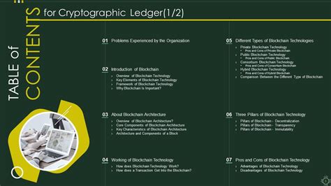 Cryptographic Ledger Powerpoint Presentation Slides Ppt Template