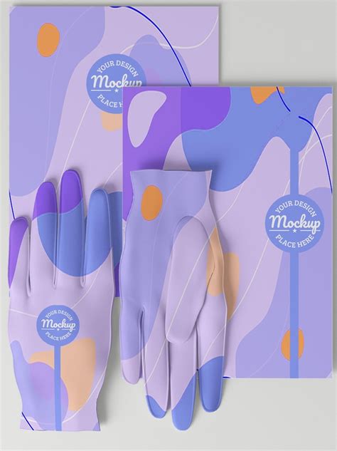 Glove Packaging Psd High Quality Free Psd Templates For Download Freepik