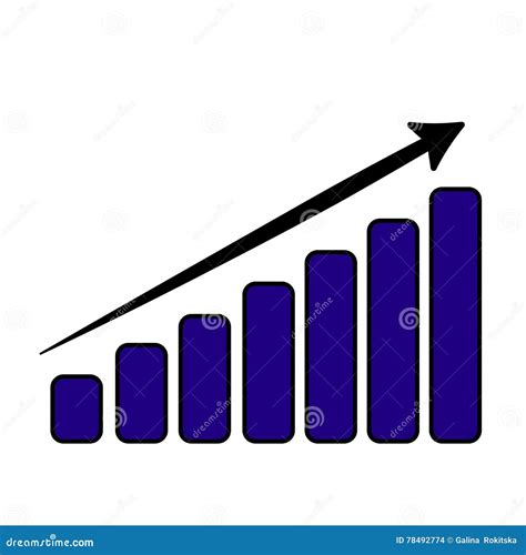 Graph Icon In Trendy Flat Style Isolated Chart Bar Symbol For Your Web Site Design Logo