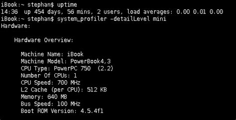 Check A Macs Uptime And Reboot History